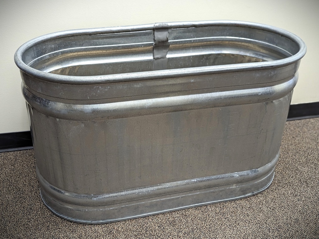 Galvanized Trough w/ Pallet Insert | SomethingBorrowedKS